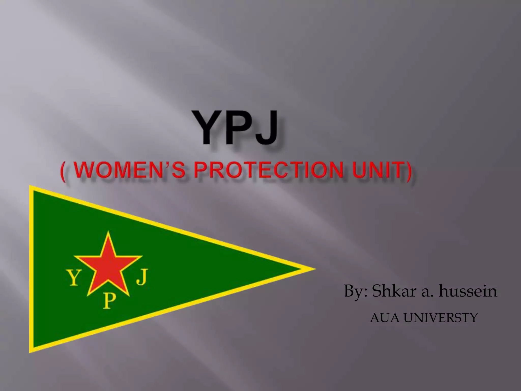 YPJ ( women's protection units ) | PPT