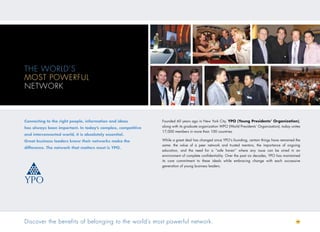 YPO Brochure 2012 | PPT