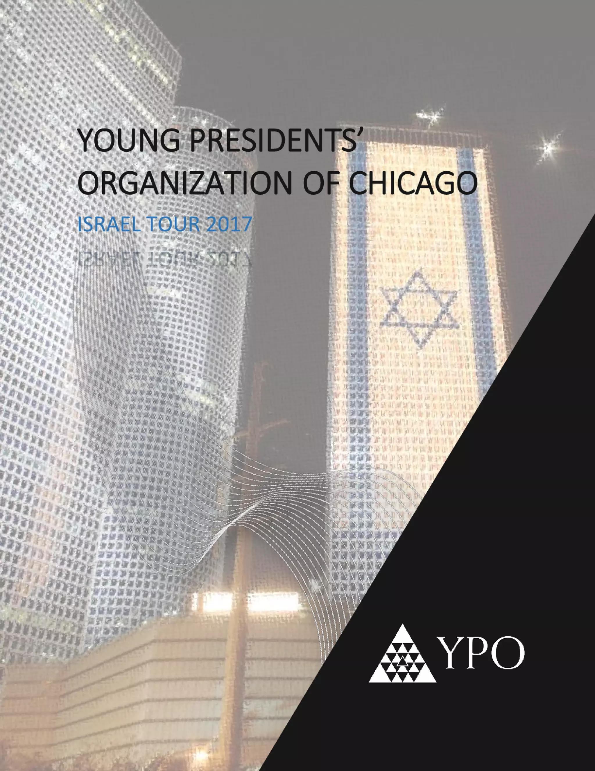 YPO Israel Tour Booklet 2017 | PDF