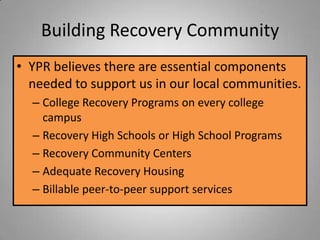 Ypr presentation final 052013 | PPT