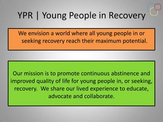 Ypr presentation final 052013 | PPT
