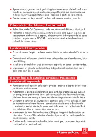 Programa Psc Municipals 2015 | PDF