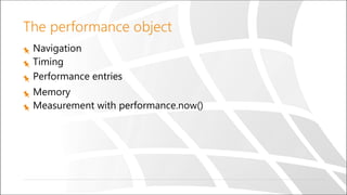 Web performance | PPTX | Web Development | Internet