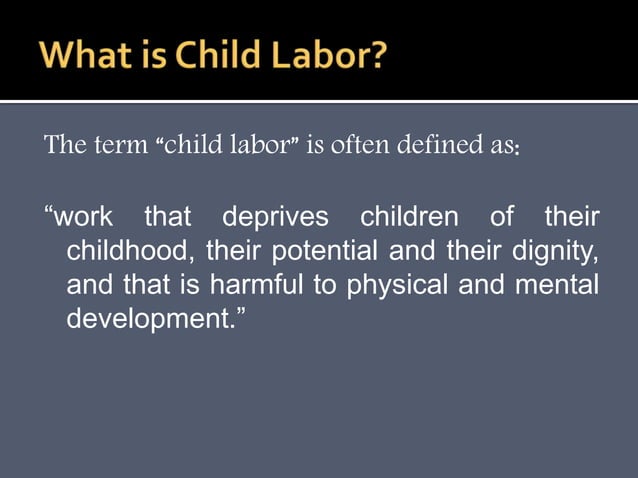 child labour | PPT | Free Download