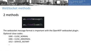 Websocket technology for XPages | PPT