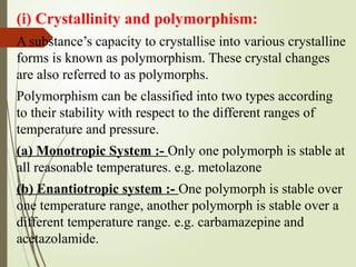 Preformulation considerations SlideShare | PPTX