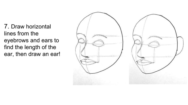 3/4 View Portraiture | PPTX | Drawing and Sketching | Arts and Crafts