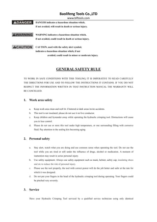 Yqk series yqk 240 yqk-300 hydraulic crimping tool | PDF