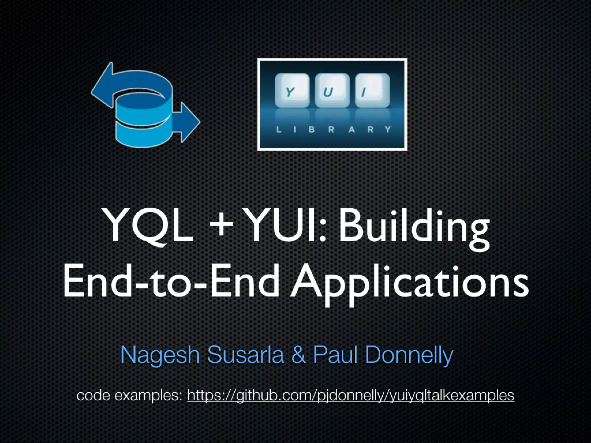 YQL + YUI: Building End-to-End Applications | PDF