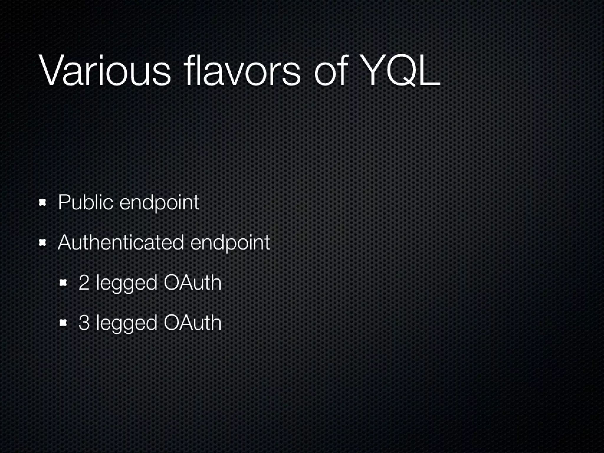 YQL + YUI: Building End-to-End Applications | PDF | Mental Health | Diseases and Conditions