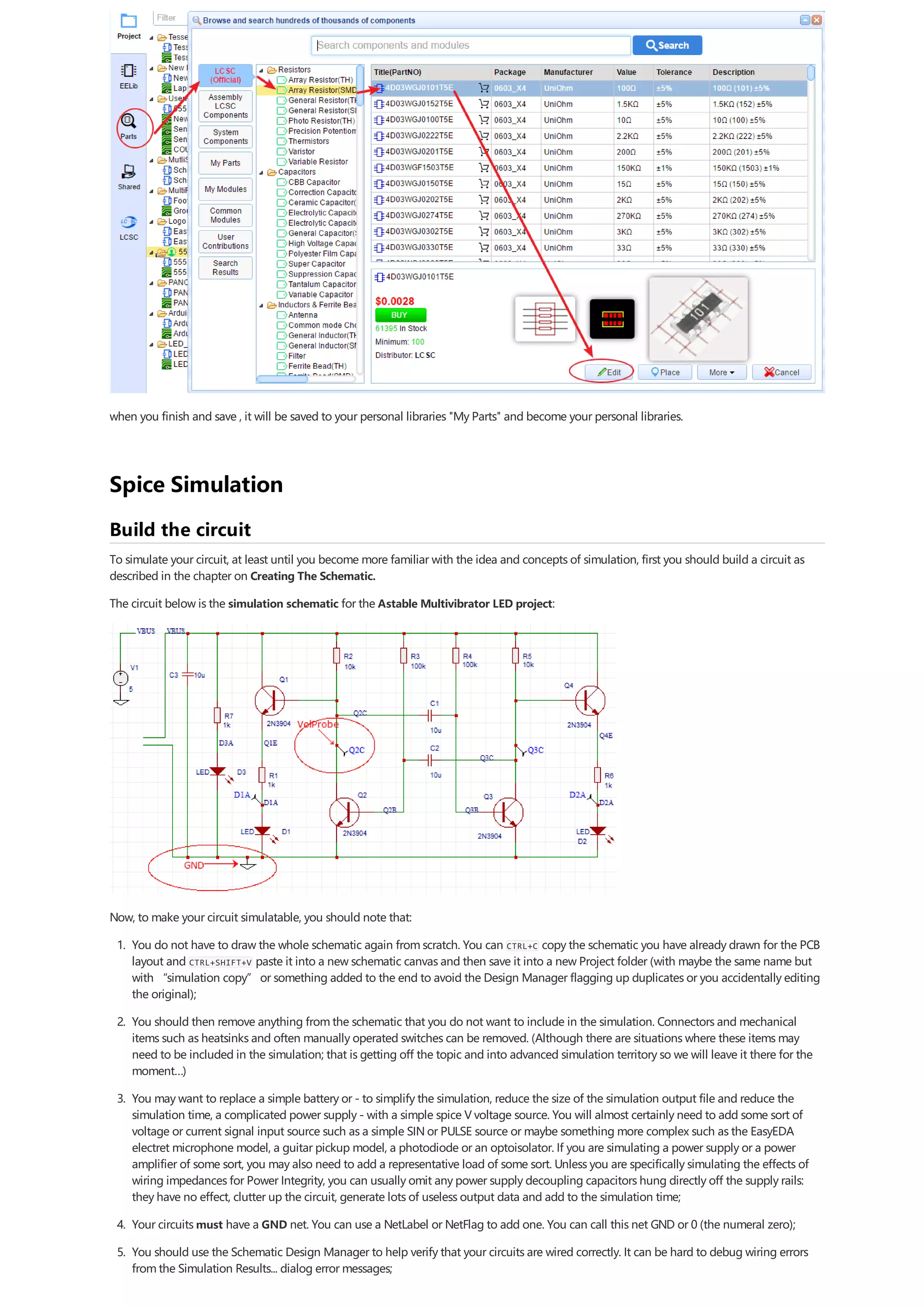 Easyeda tutorial | PDF