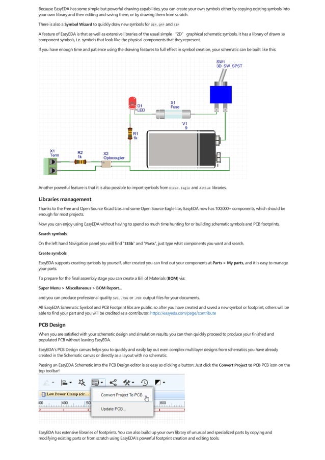 Easyeda tutorial | PDF