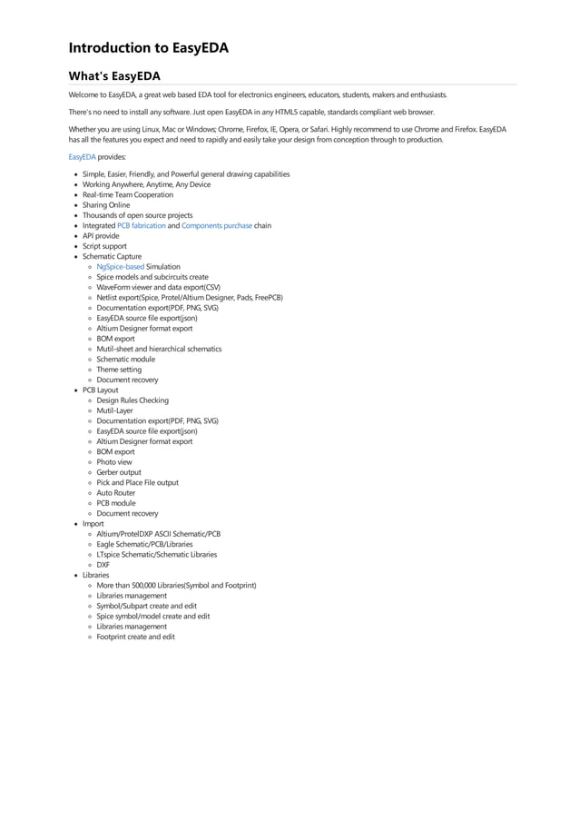 Easyeda tutorial | PDF