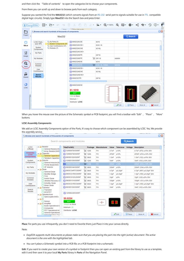Easyeda tutorial | PDF