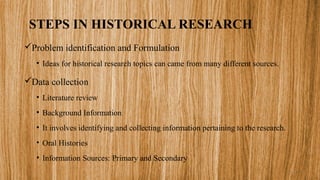 Historical Research | PPT