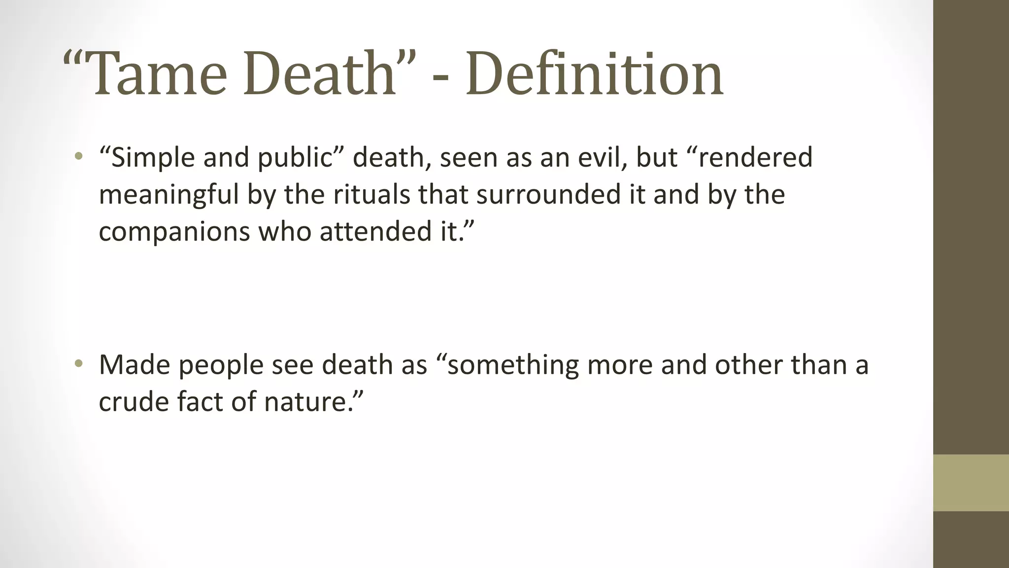 Medicalized Dying | PPTX