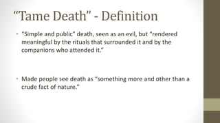 Medicalized Dying | PPTX