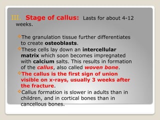 Fracture healing in bones with rationale | PPT