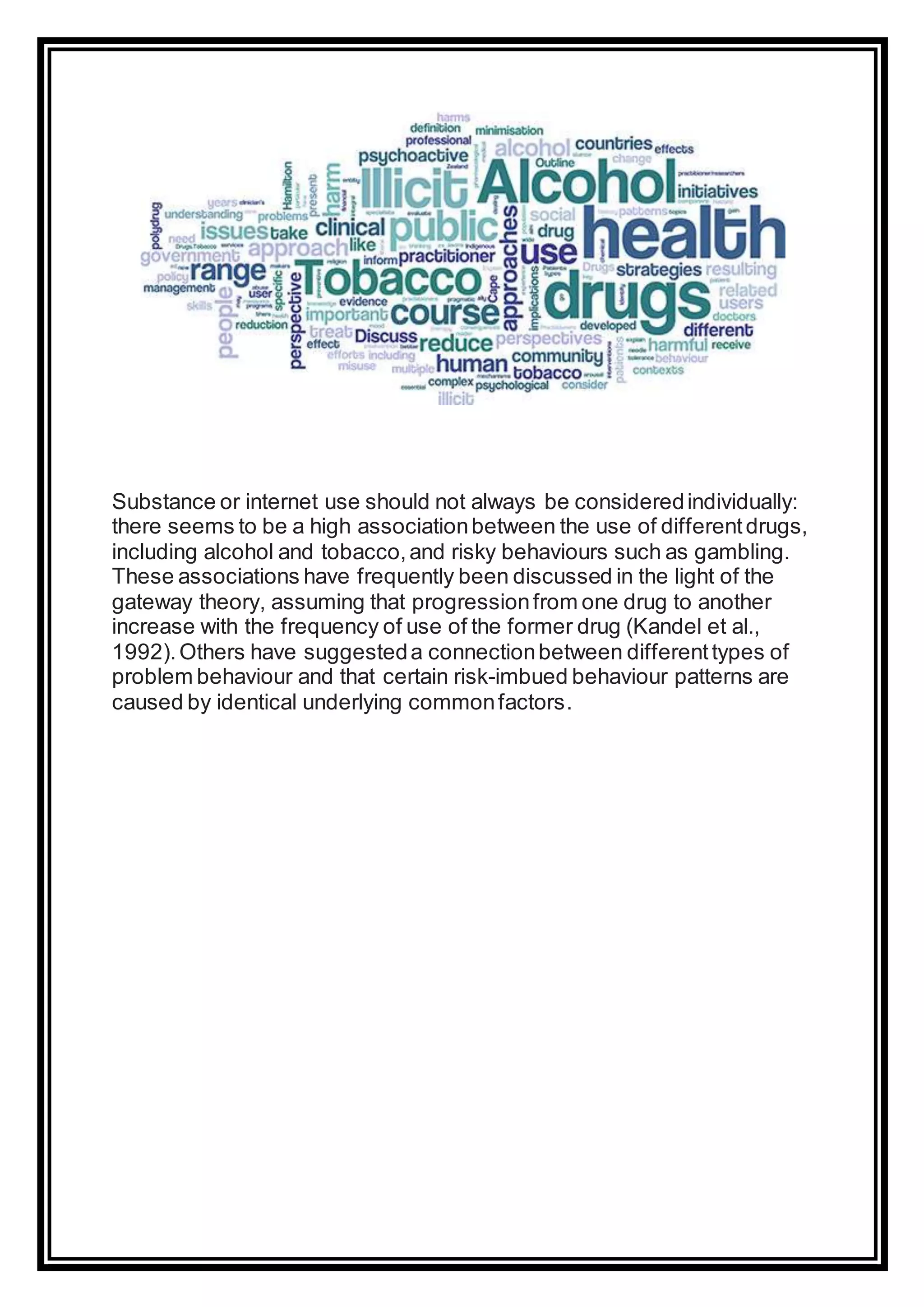 bio investigatory project on addiction class xii | DOCX