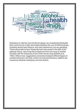 bio investigatory project on addiction class xii | DOCX