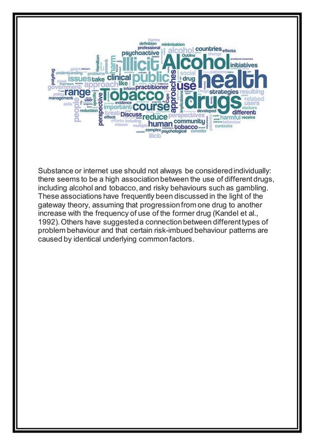 bio investigatory project on addiction class xii | DOCX | Illegal Drugs ...