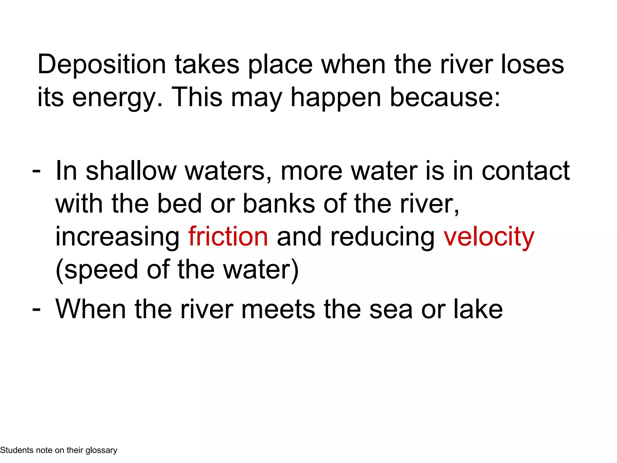 Yr10 rivers-lesson 2-river processes | PPT