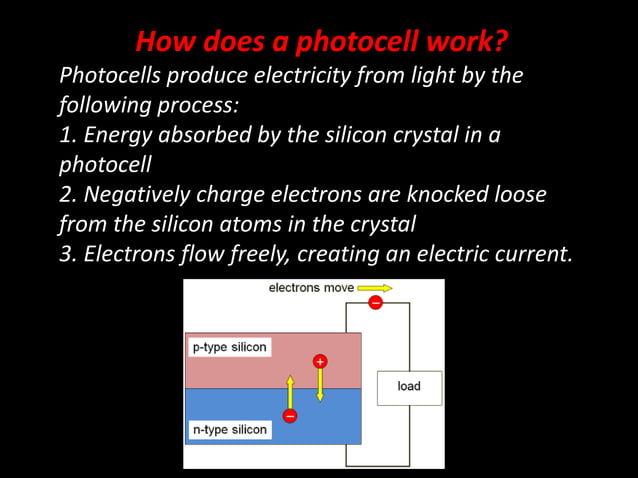 Introduction To Photocells | PPTX