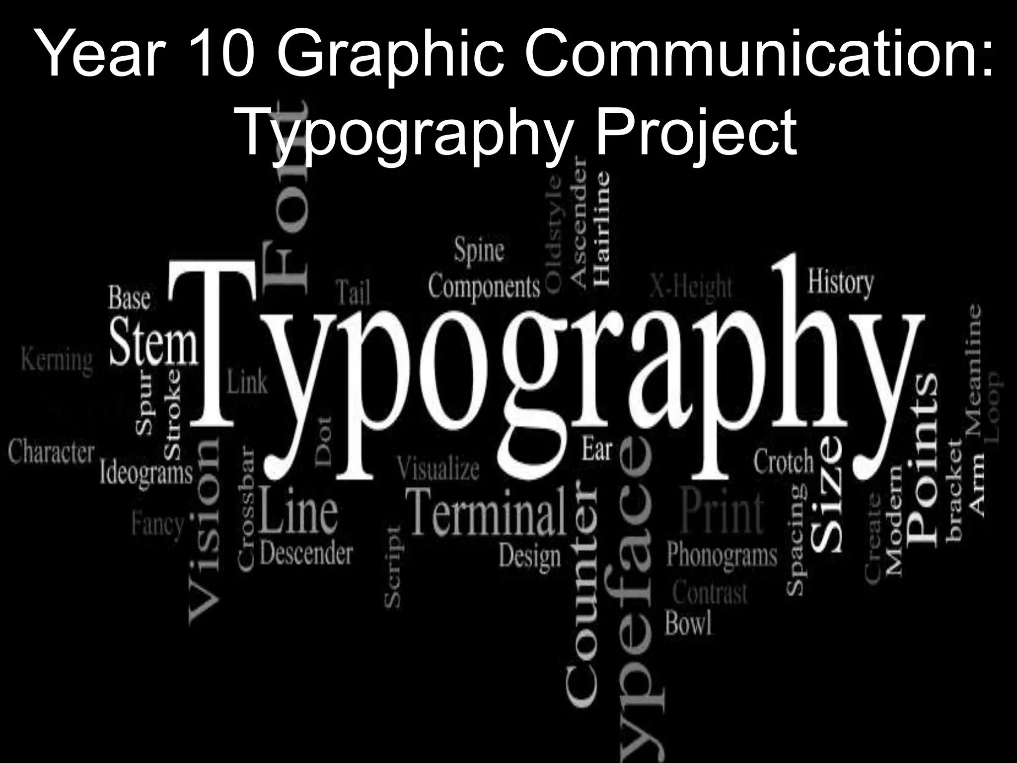 Yr 10 gcse graphics week 1 and 2 moodboard and callagram thumbnails | PPT
