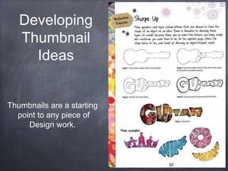 Yr 10 gcse graphics week 1 and 2 moodboard and callagram thumbnails | PPT