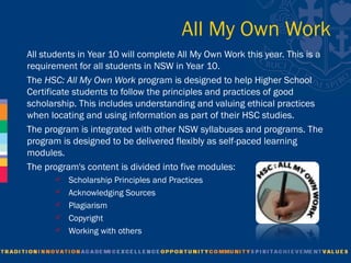 Yr 10 Learning@Loreto | PPT