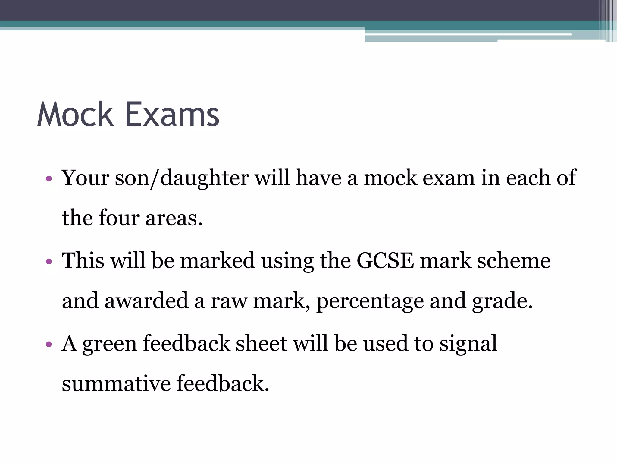 Ryedale School Year 11 information evening | PPT