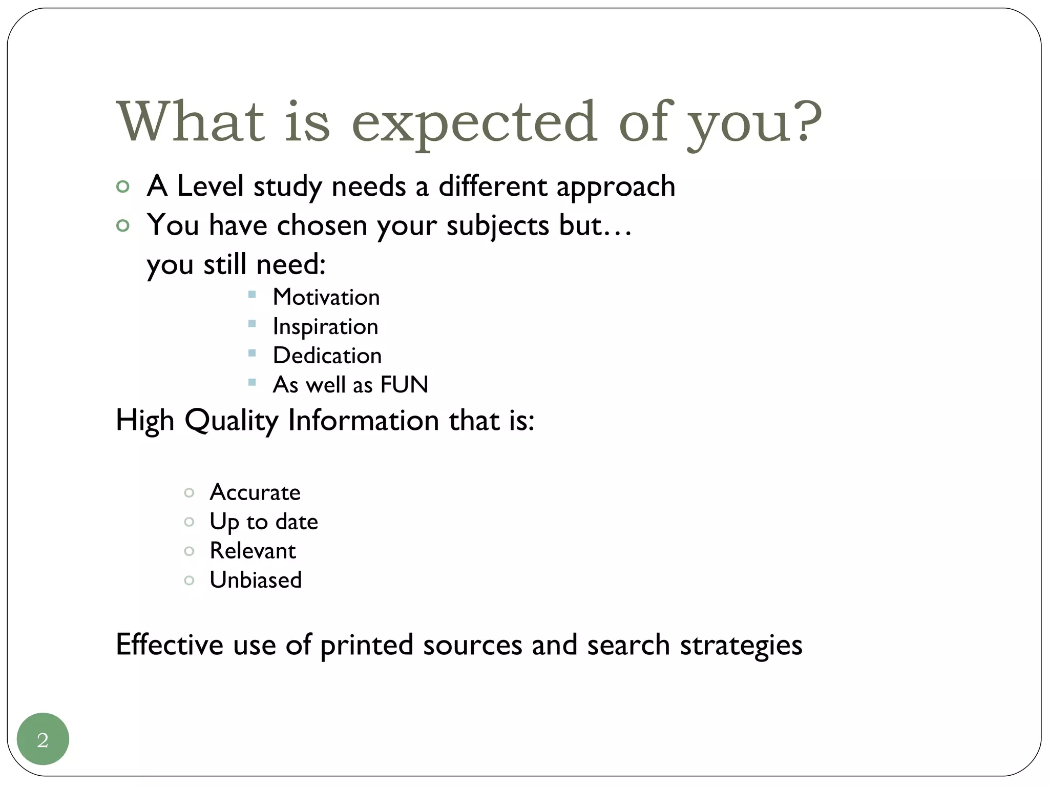 Yr 12 introduction to coursework | PPT