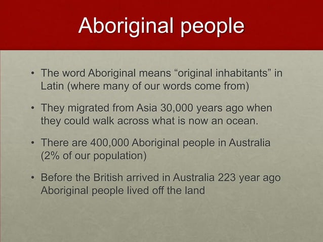 Yr 2 sose week 5 indigenous presentation | PPTX | Australia and Oceania ...