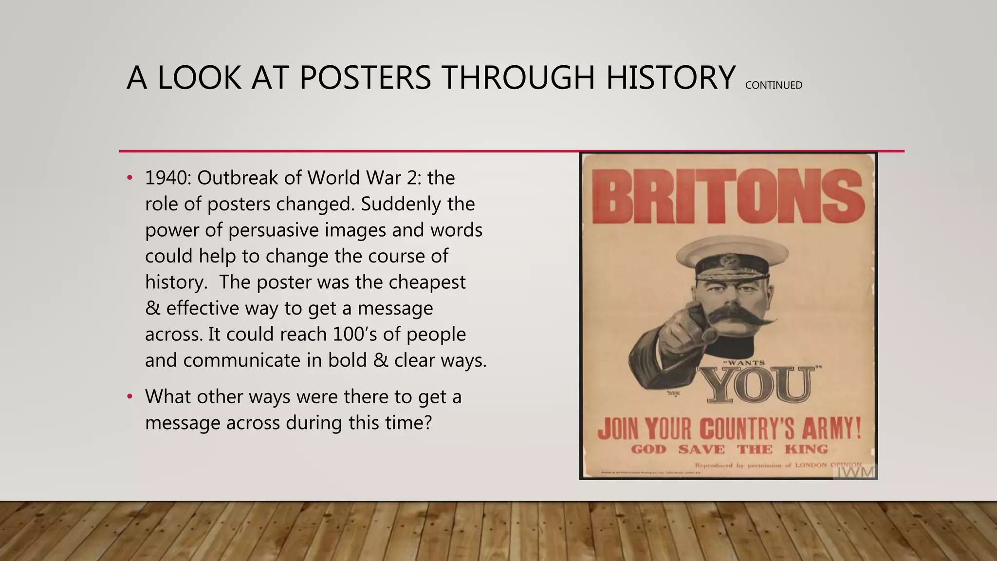 Yr 5 Poster Design Slide Show Pptx
