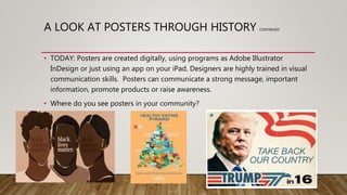 Yr 5 poster design slide show | PPTX