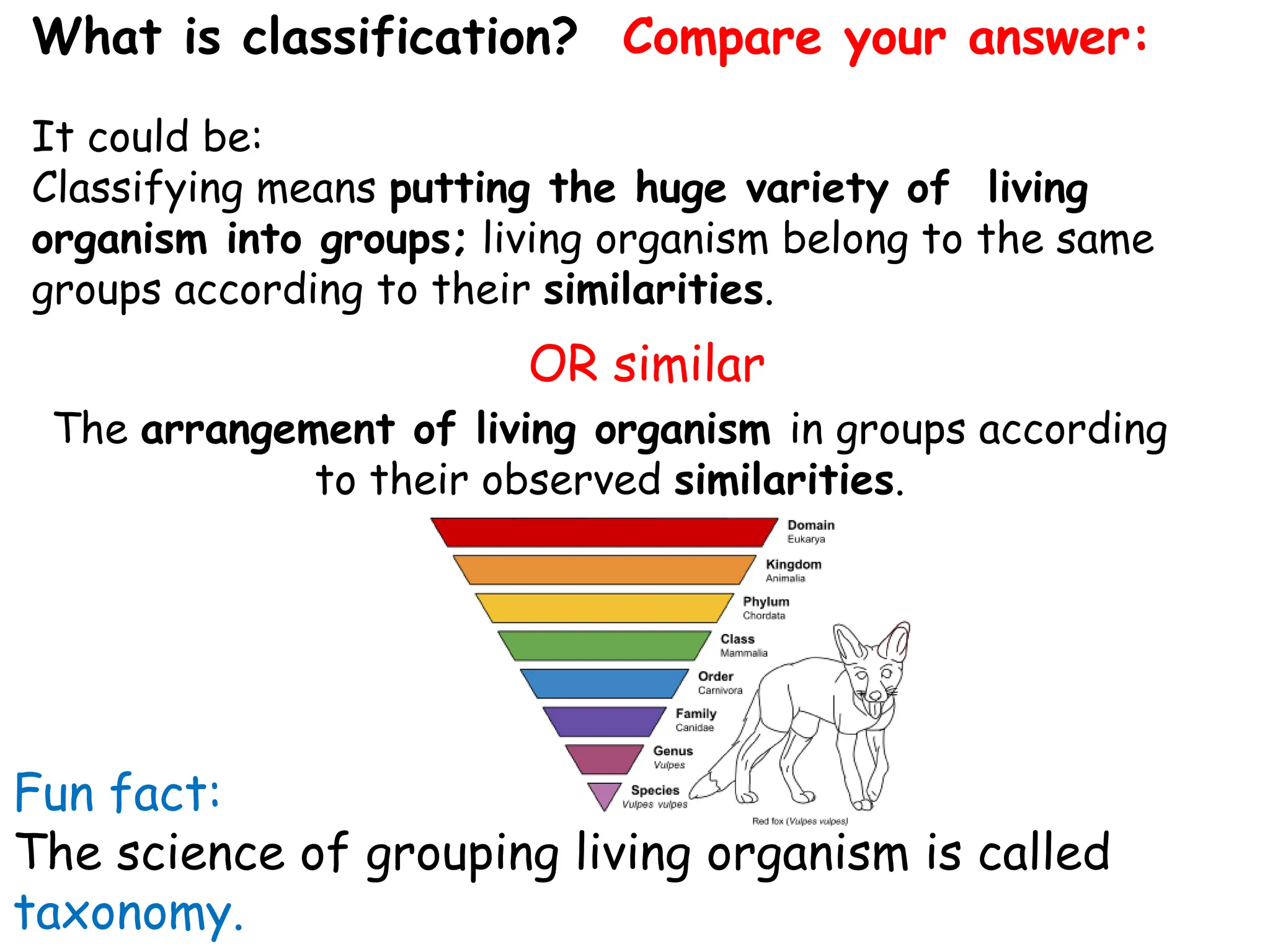 classification for grade 6 students or upper | PDF