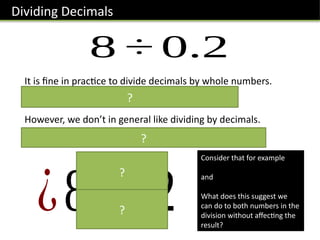 Multiplying and dividing Decimals Math Presentation | PPTX
