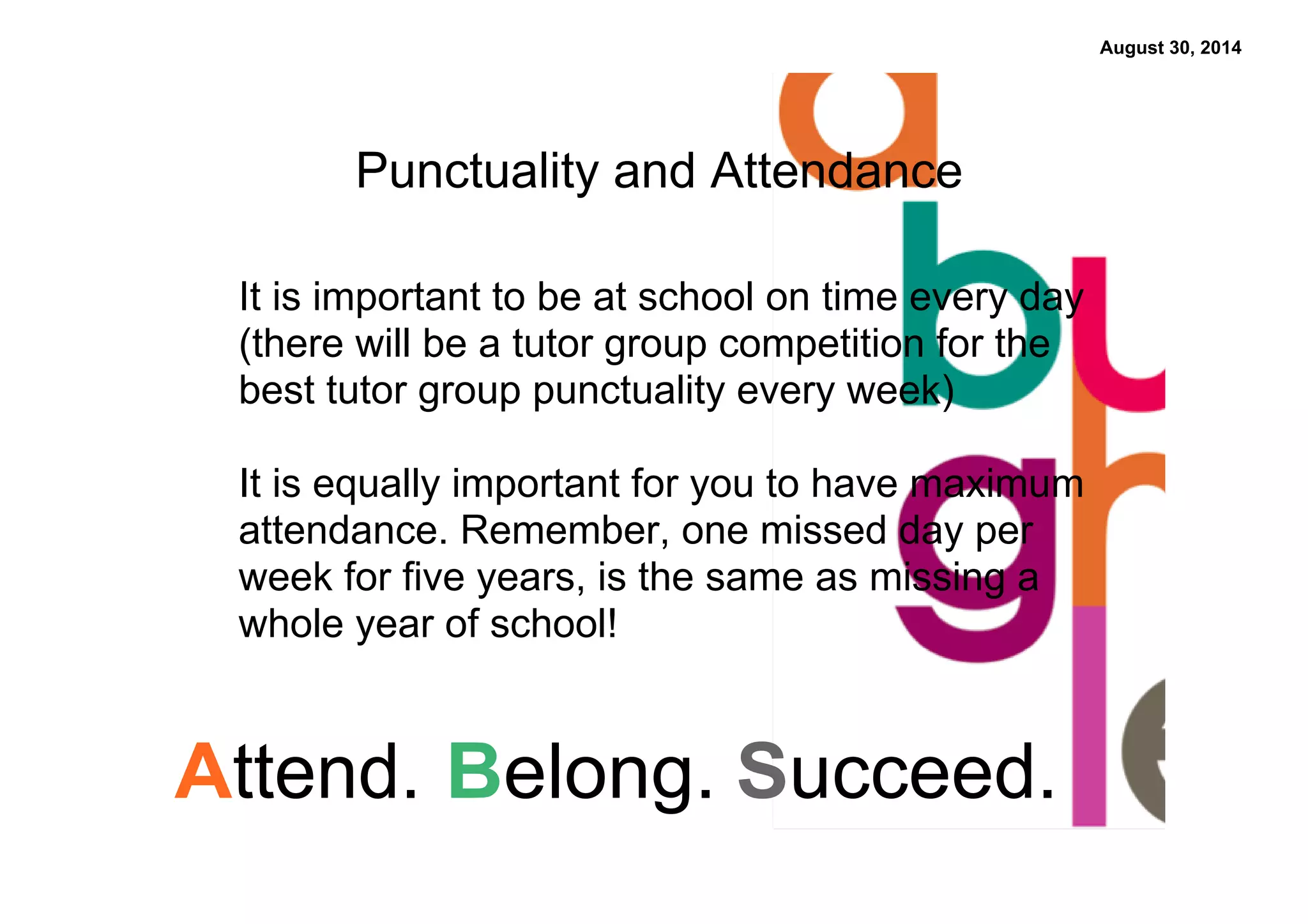 Yr 7 first day presentation fin | PDF