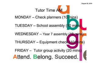 Yr 7 first day presentation fin | PDF
