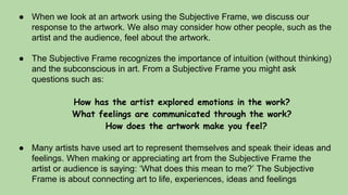 Yr 7 introduction var terminology presentation | PPTX | Design | Fine Art