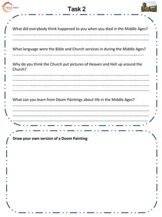 Yr 7 medieval church level 5 and 6 | PDF
