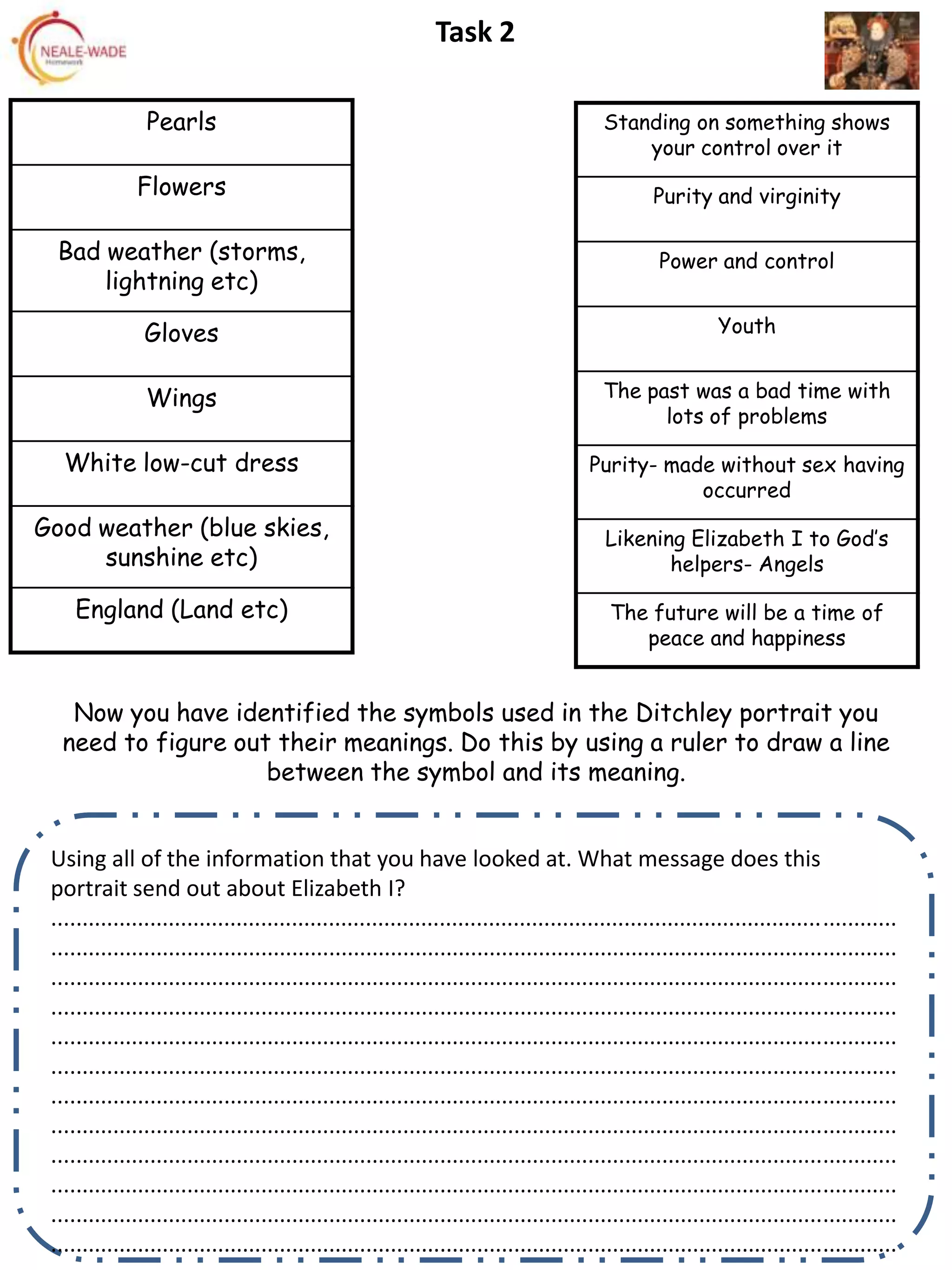 Yr 8 elizabeth homework 5 and 6 | PDF
