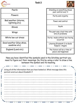 Yr 8 elizabeth homework 5 and 6 | PPTX