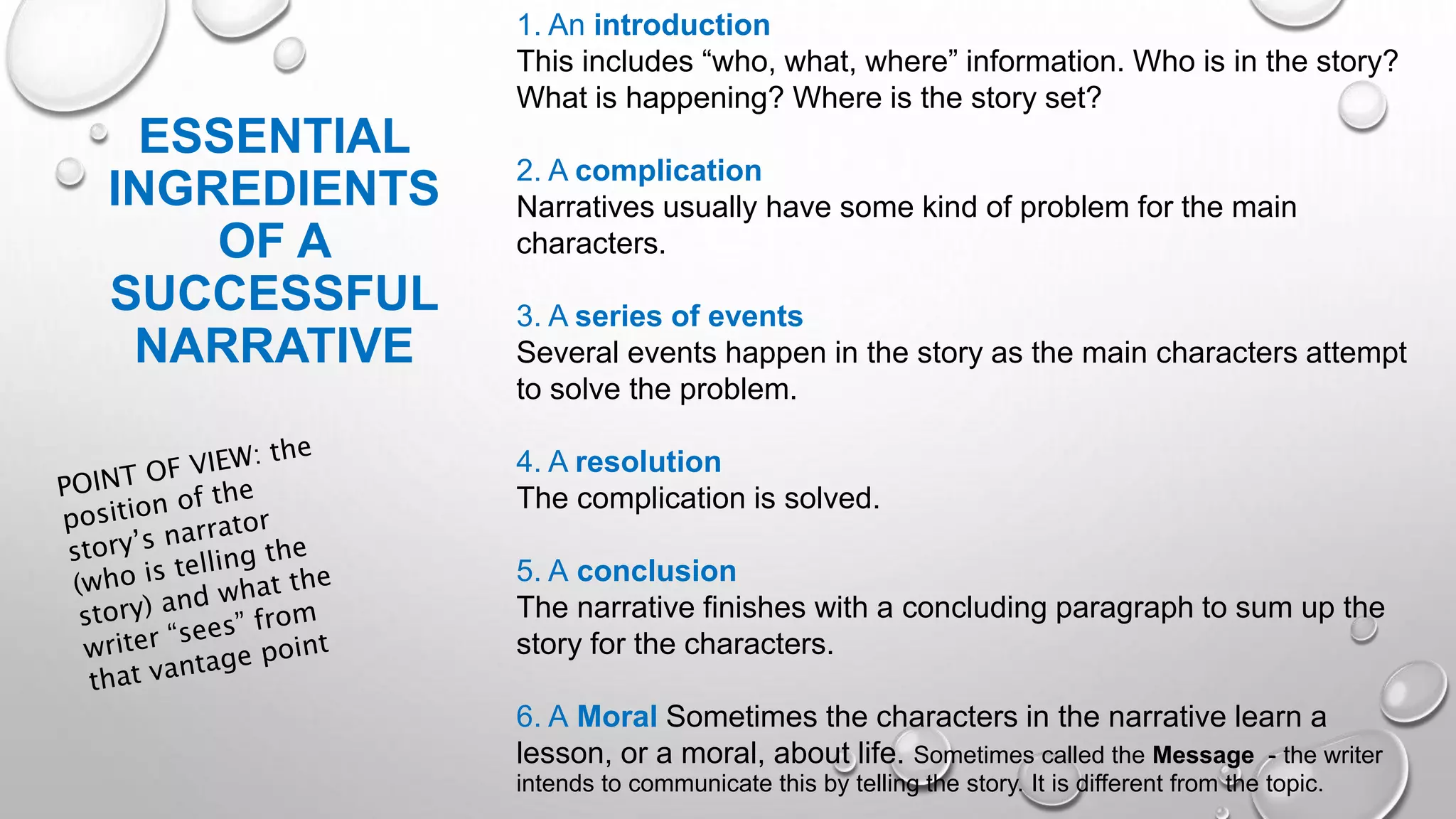 Narrative writing - Year 8 English | PPTX