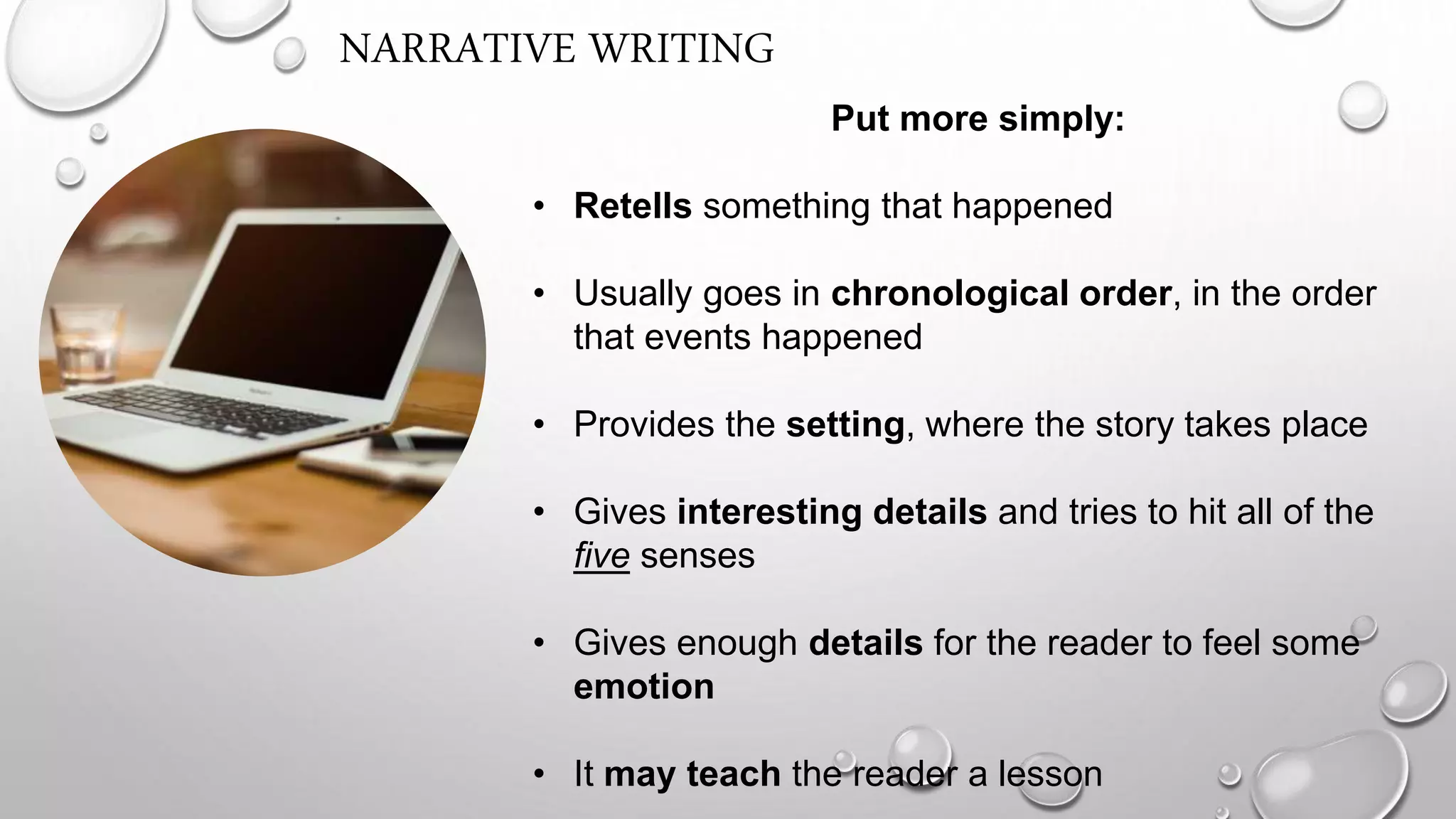 Narrative writing - Year 8 English | PPTX