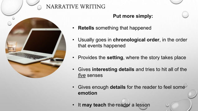 Narrative writing - Year 8 English | PPTX | Musicals | Genres