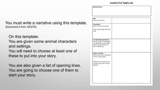 Narrative writing - Year 8 English | PPTX