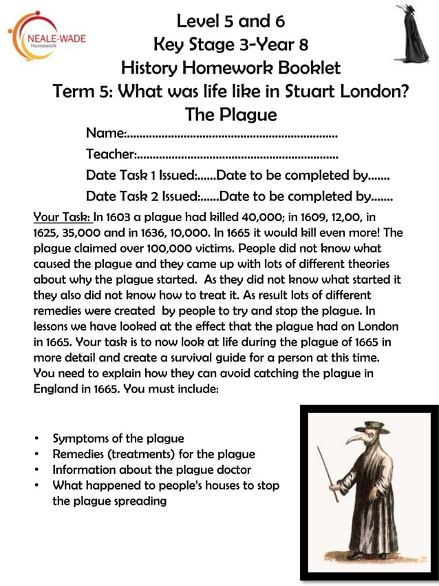 Yr 8 plague homework level 5 and 6 | PPTX | Infectious Diseases ...
