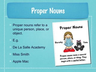 Yr8 t2 literacy less 2 proper nouns | PPT