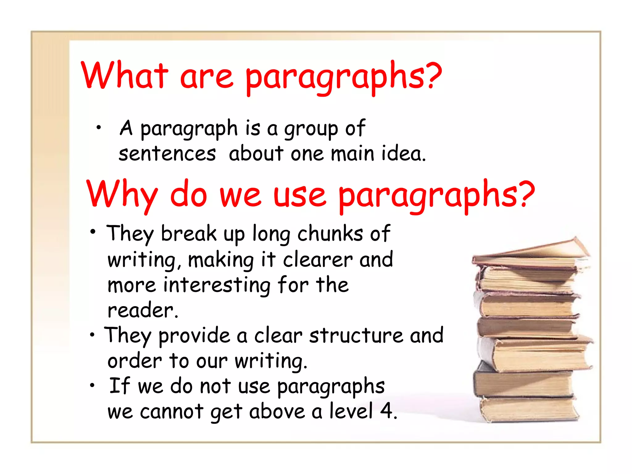 Yr8 t2 literacy less 5 paragraphs | PPT
